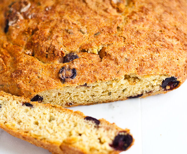 Gluten-Free Kalamata Olive Rosemary Bread Recipe | Lindsay