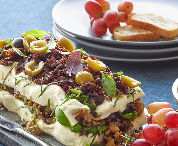Olive and Sun-Dried Tomato Torte | Lindsay